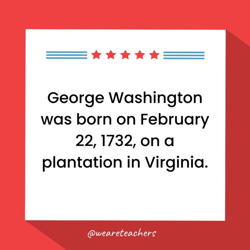 20 Fun Facts About George Washington - Classroom