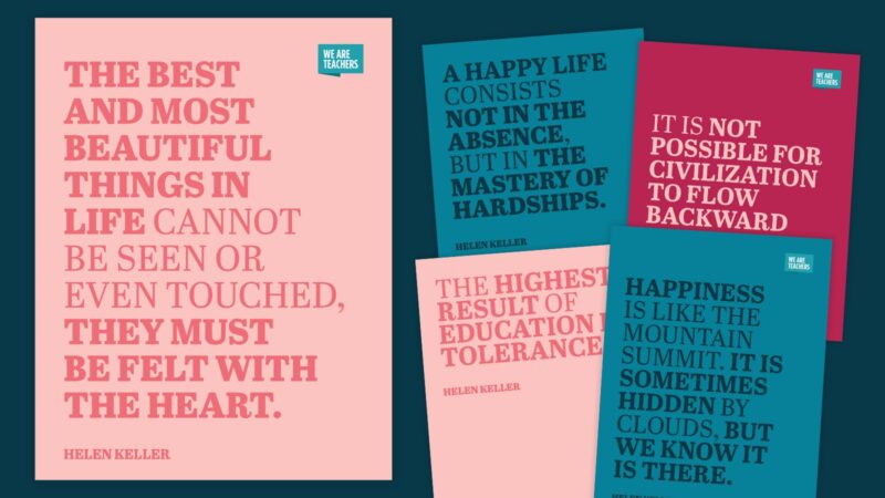 30 Helen Keller Quotes To Inspire and Motivate - Classroom