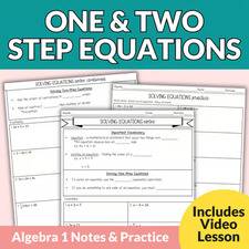 7 Foundational Algebra Worksheets - The TPT Blog - Classroom