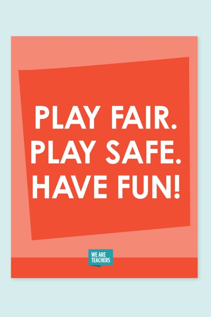 Free Gym Rules Posters - We Are Teachers - Classroom