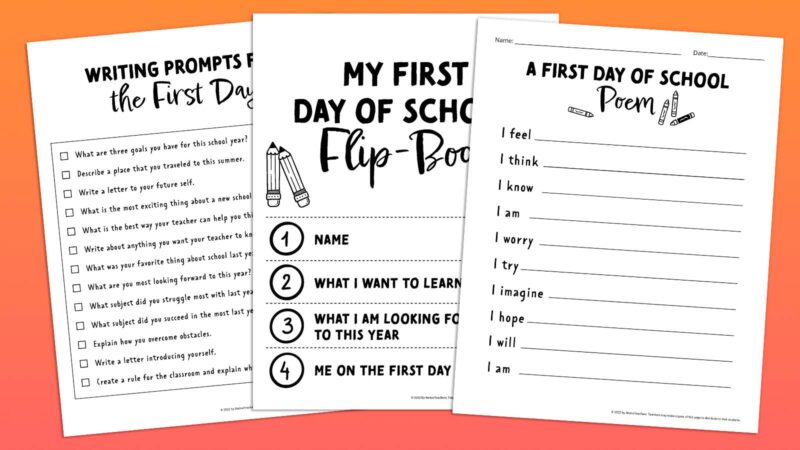 37 First Day of School Activities To Start the Year Off Right - Classroom