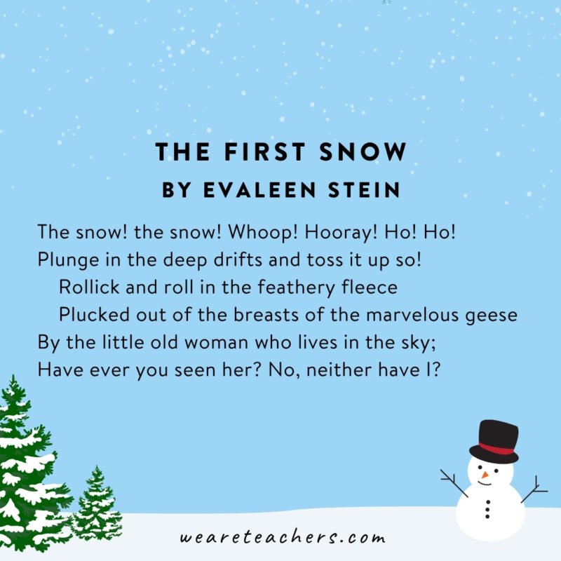 Winter Poems for Kids of All Ages - Classroom